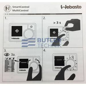Webasto Heater Timer MultiControl HD | 9030025D | 9030025C | 9030025A ...