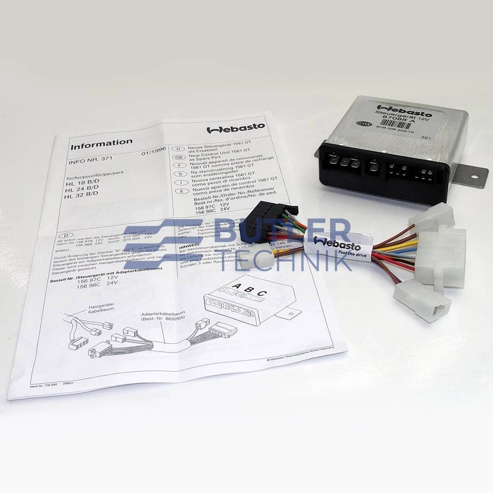 Webasto HL18 or Webasto HL32 Control Unit 24v | 15698C | Butler Technik