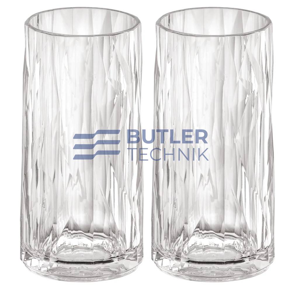 Koziol Plastic Glass for Boat Camper Long Drink 300ml Set of 2 | Butler ...