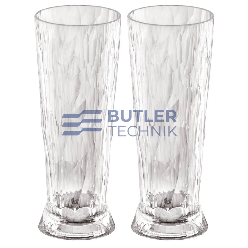 Koziol Plastic Glass for Boat Camper Beer Glass 500ml Set of 2 | Butler ...