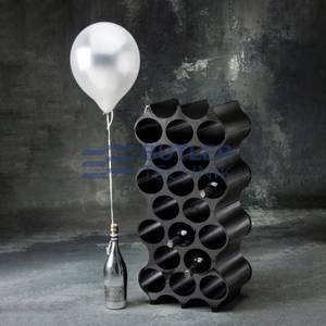 Koziol Plastic Bottle Rack for Boat Camper SET-UP Modular System Black ...