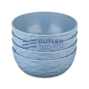 Koziol Plastic Bowl for Boat Camper CLUB BOWL Set of 4 700ml – Nature ...